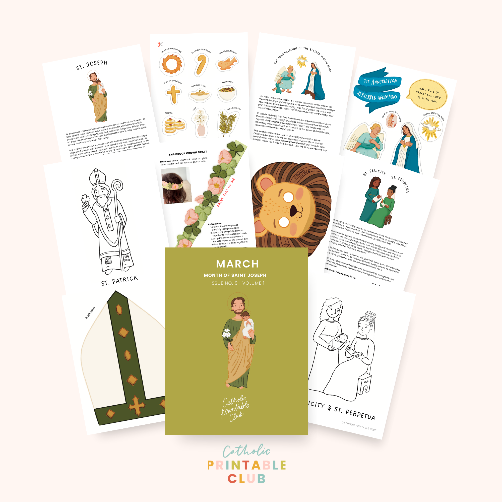 March Catholic Printable Pack - Lent & St. Patrick Activities ...