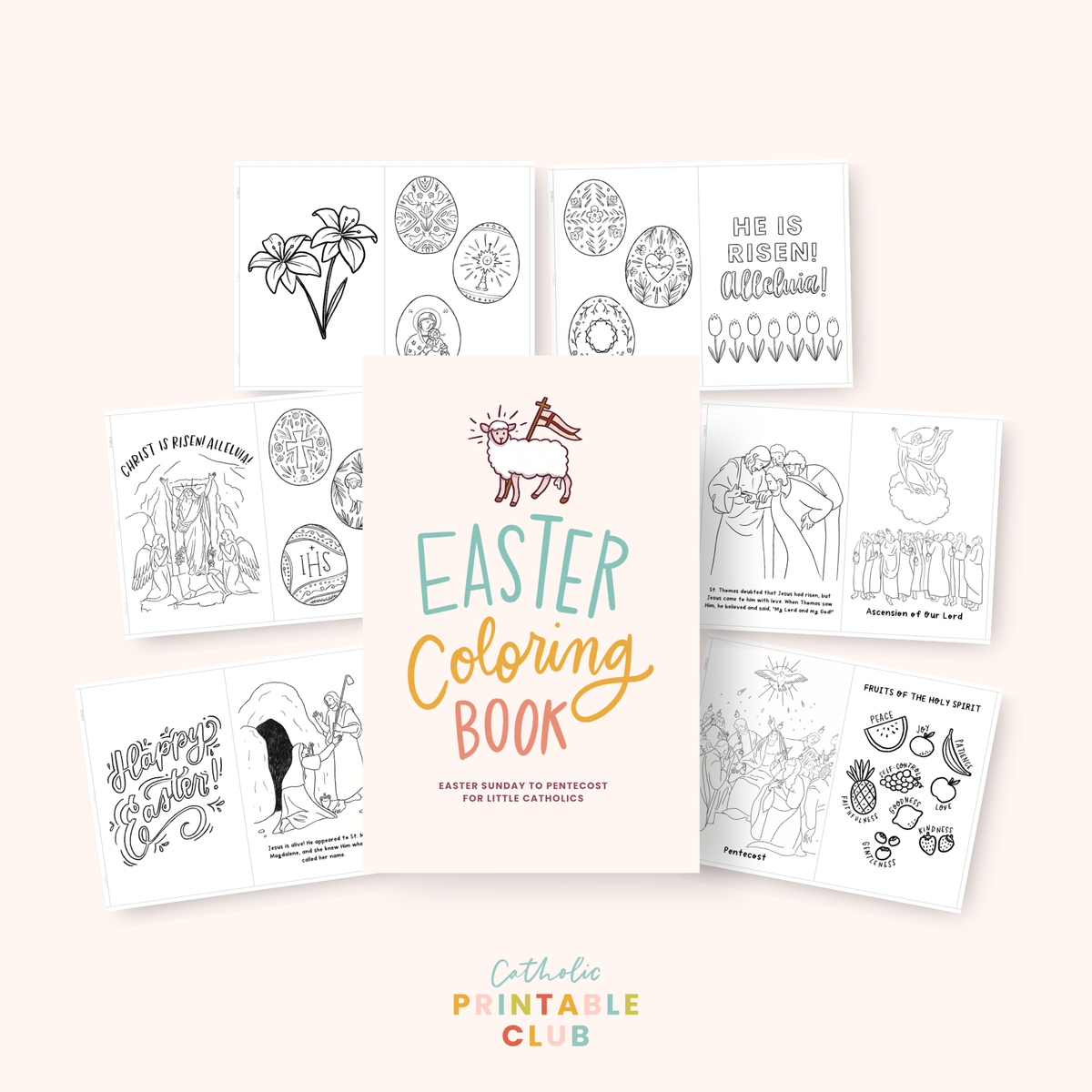 Easter Coloring Book | Printable Catholic Activity for Kids – Catholic ...