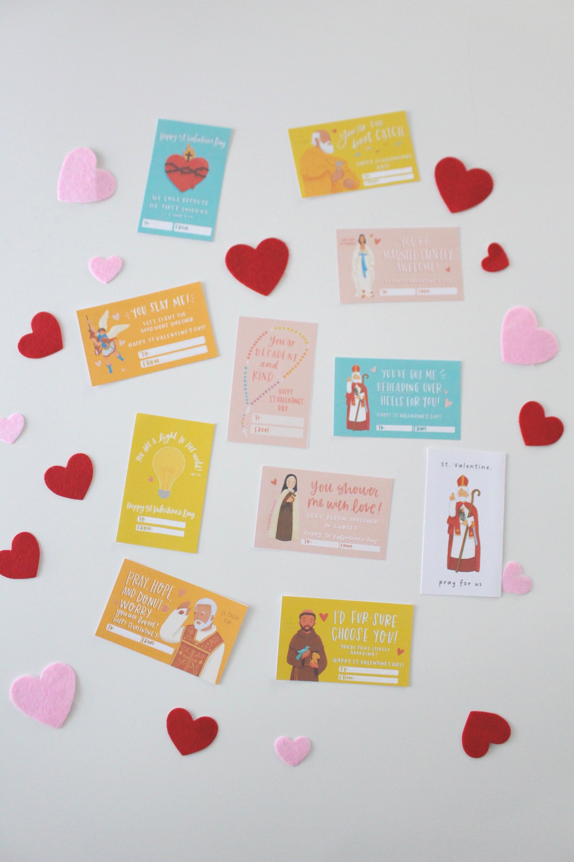 St. Valentine Party Printables - Catholic Valentine Exchange Cards ...